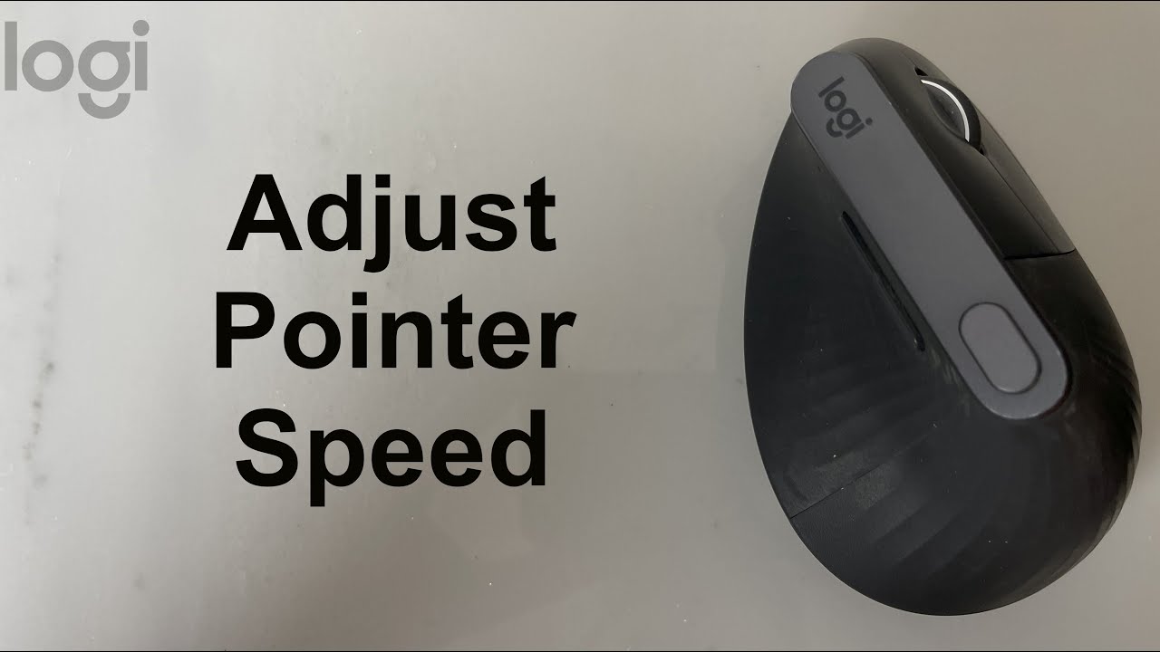 Logitech MX Vertical Change Mouse Speed - DIY EASY - YouTube