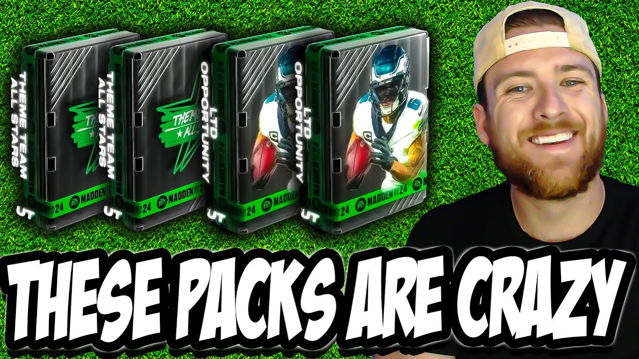 MADDEN 24 THEME TEAM ALL STAR TEAM 2 PACKS ARE GLITCHY😍 - YouTube