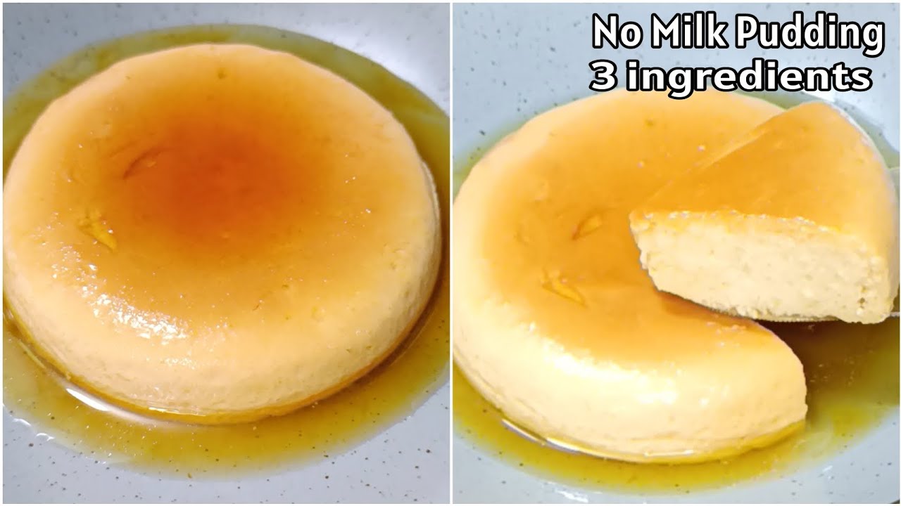 Yogurt Caramel Pudding Recipe | How to make Dessert with Condensed Milk ...