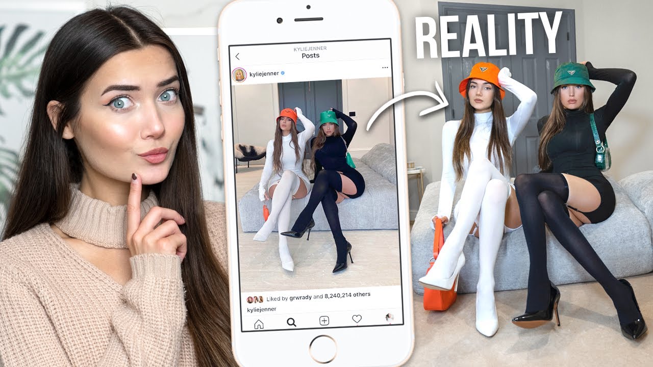 Recreating Kylie Jenner And Stassies Instagram Photos Youtube