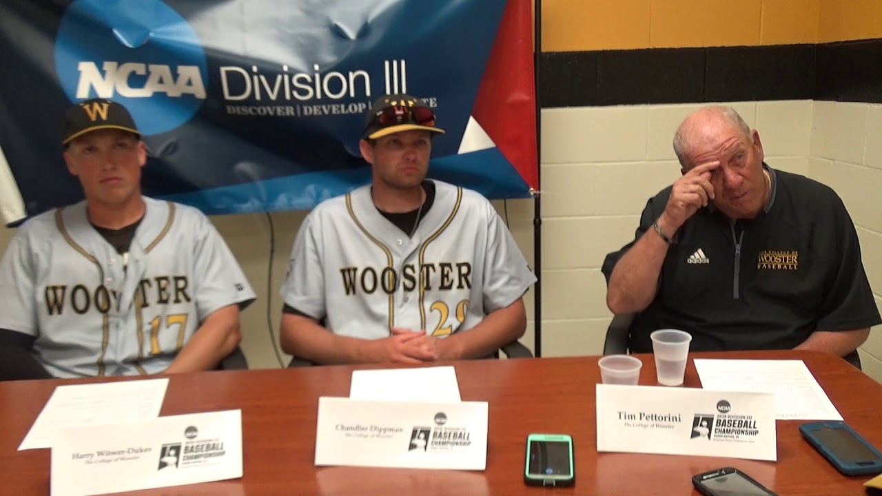 Wooster Press Conference - Game 5, 2019 NCAA DIII Baseball Regional ...