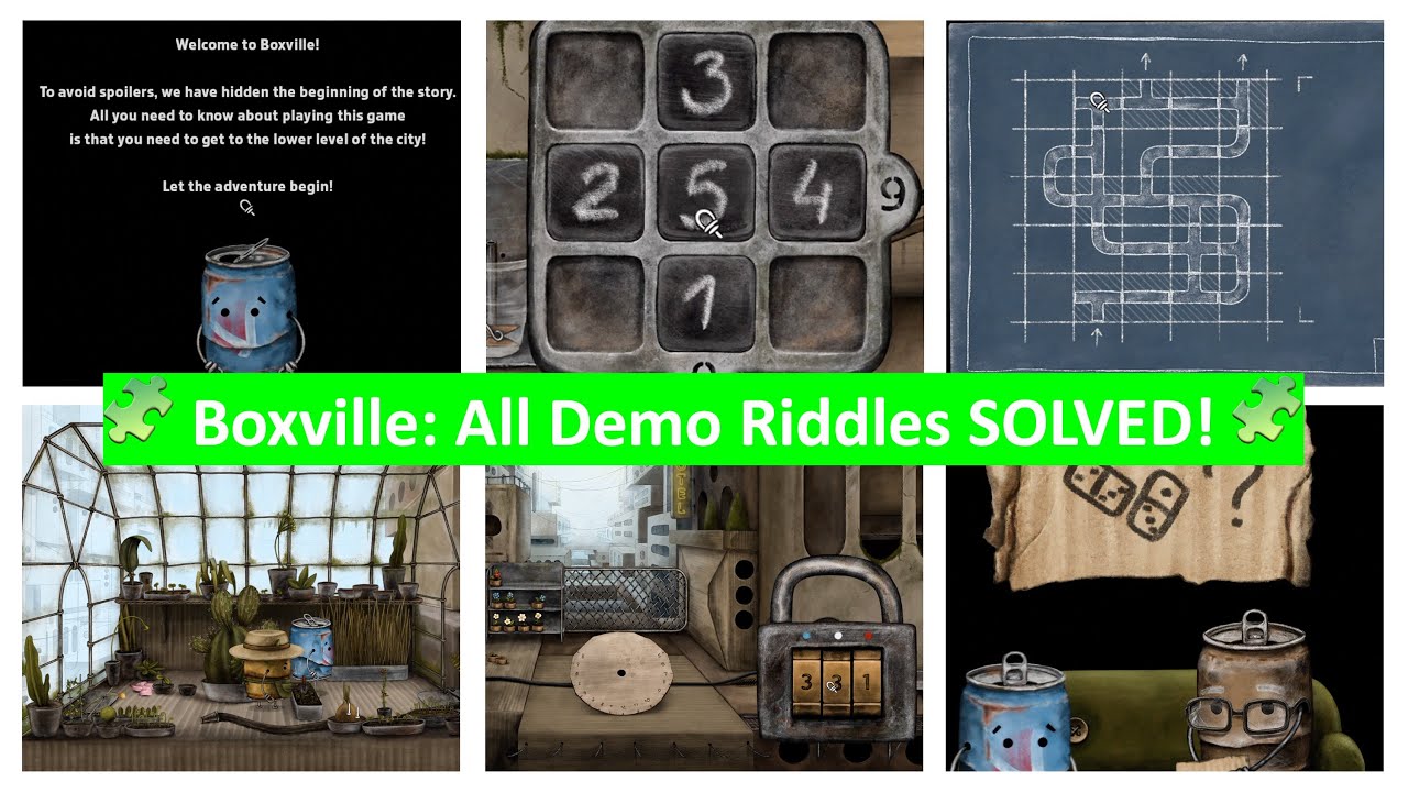 Boxville Demo Walkthrough: ALL Riddles Solved! Dive Into the World of ...