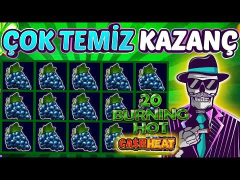 EGT SLOT 20 BURNING HOT CASH HEAT 🔥 🔥 ÇOK TEMİZ KAZANÇ #casino #slots #egt