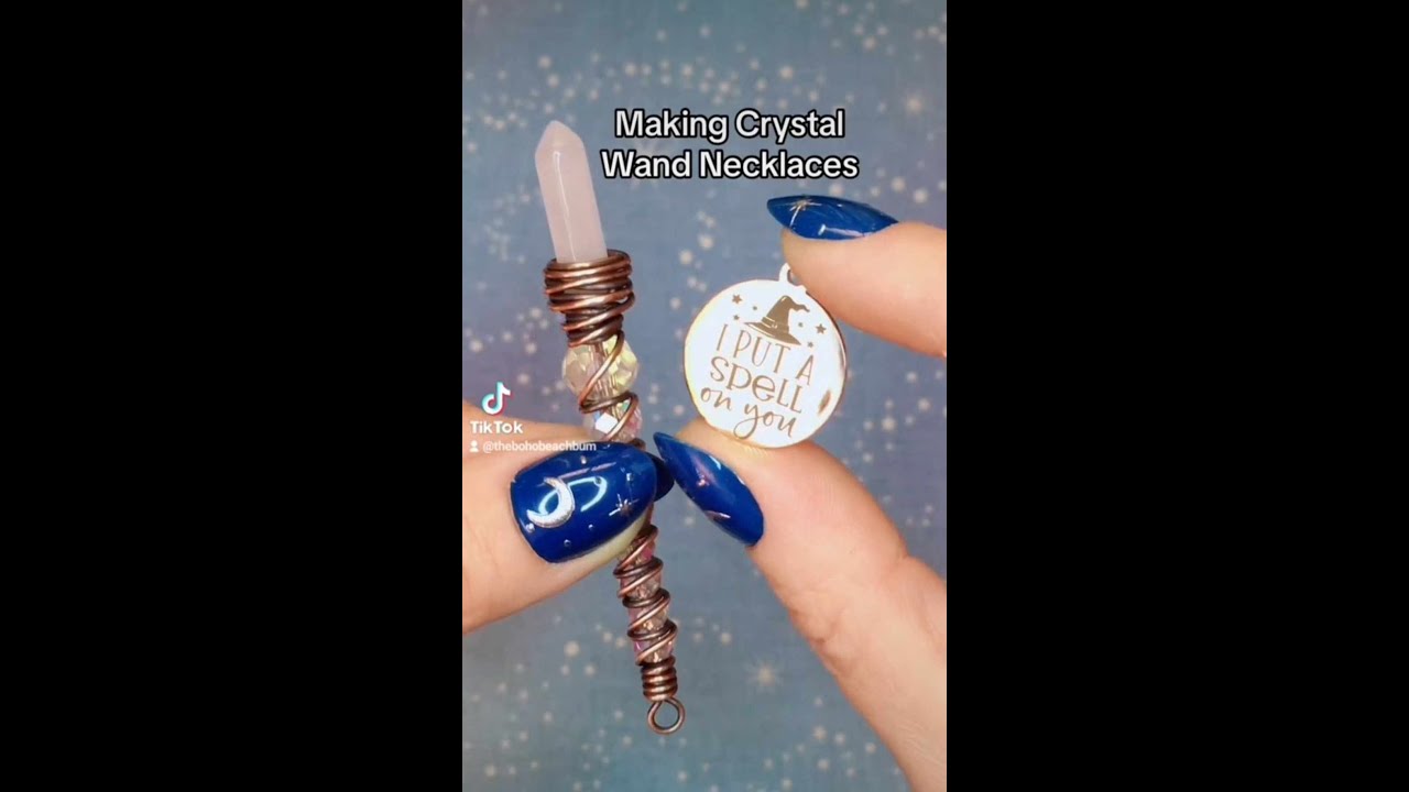Wire wrapping wands - YouTube