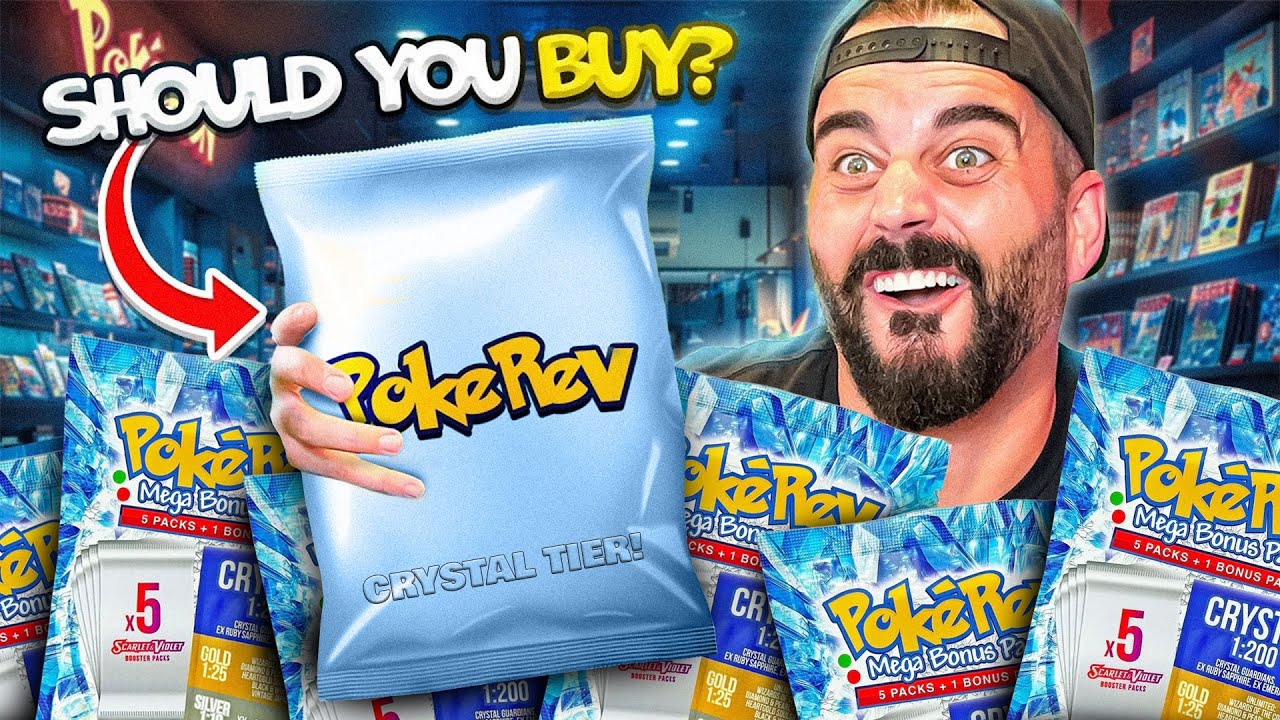 THAT JUST HAPPENED! Opening NEW Crystal PokeRev Packs - YouTube