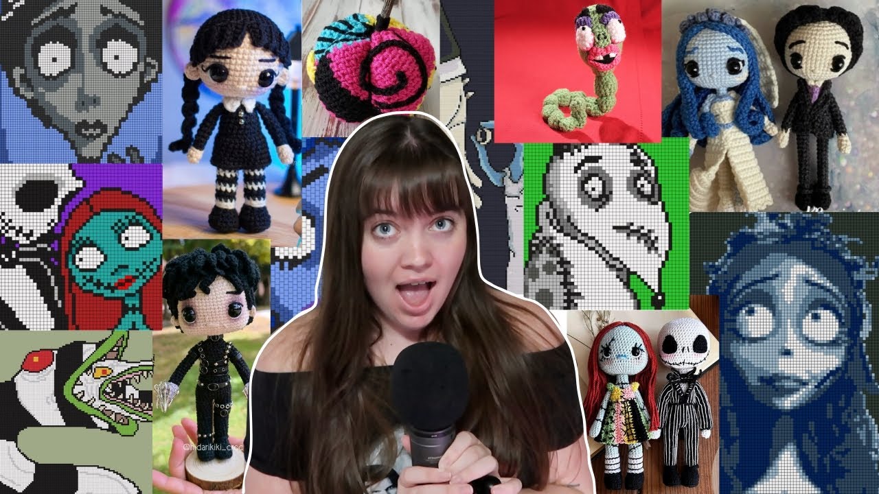 50+ TIM BURTON MOVIE crochet ideas (with patterns) - YouTube