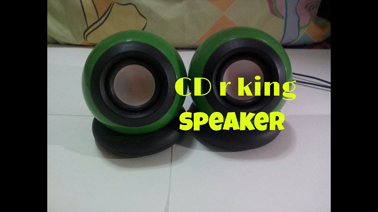 CD R king speaker - YouTube