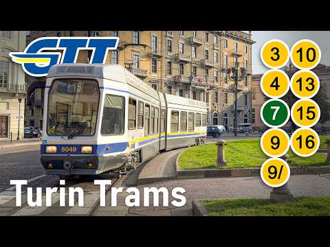 [4K] 🇮🇹 Turin Trams | All the Lines