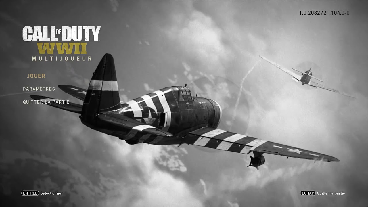 Call of Duty® WWII Beta Main Menu Music - YouTube