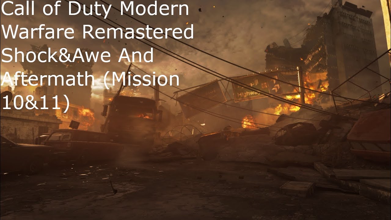 Call of Duty Modern Warfare Remastered - Shock&Awe And Aftermath ...