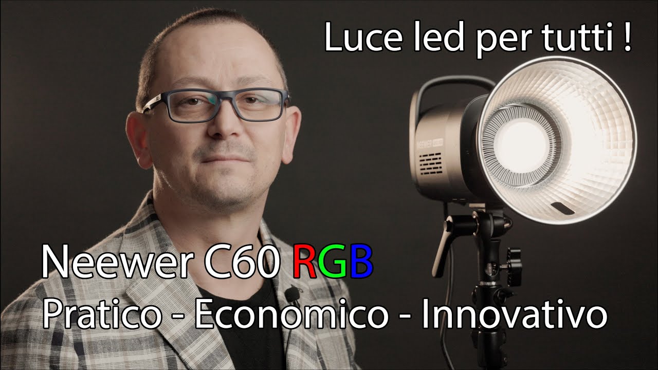 Neewer CB60 RGB - Luce led innovativa economica per tutti ! - YouTube