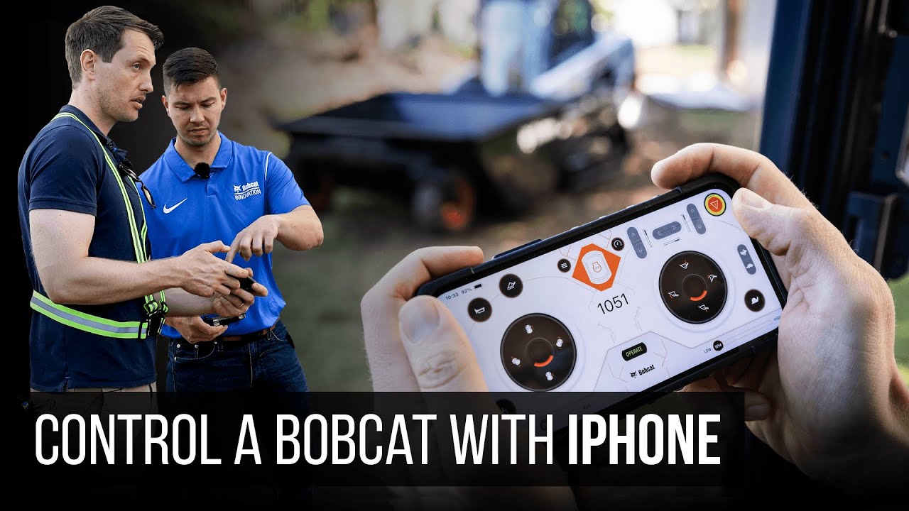 Control a Bobcat with iPHONE | MAX Control | Out of Office Ep.2 - YouTube