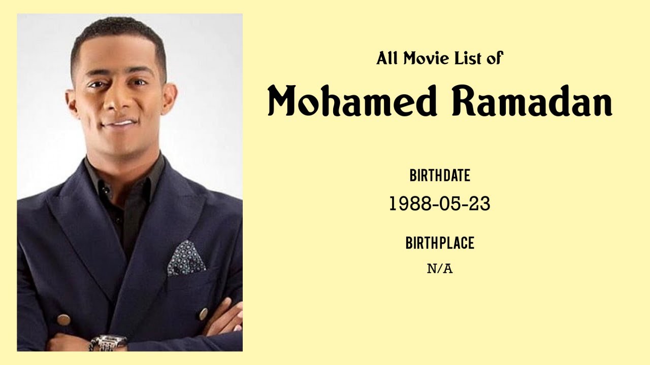 Mohamed Ramadan Movies list Mohamed Ramadan| Filmography of Mohamed ...