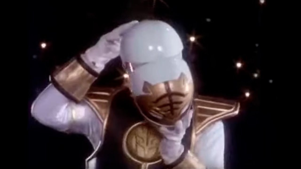 The reveal of the White Power Ranger - YouTube