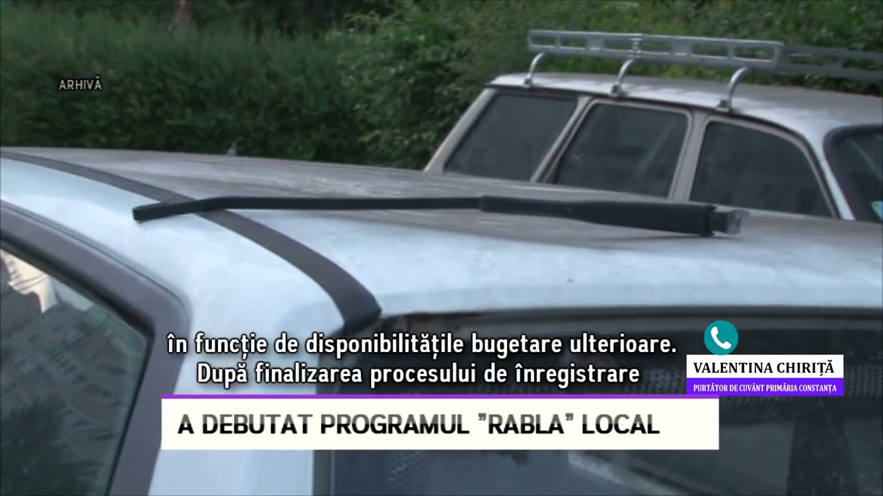 A debutat programul ”rabla” local - LITORAL TV - YouTube