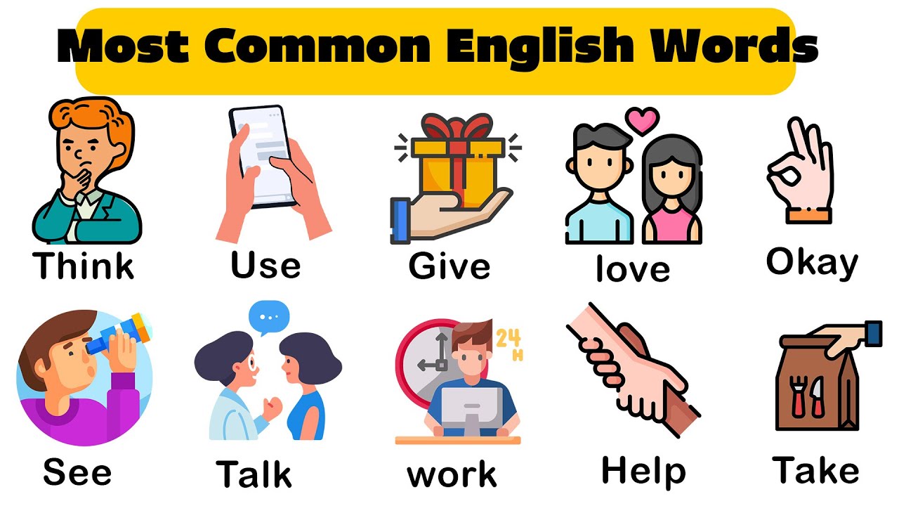25 Most Common English Words You Should Know ! - YouTube