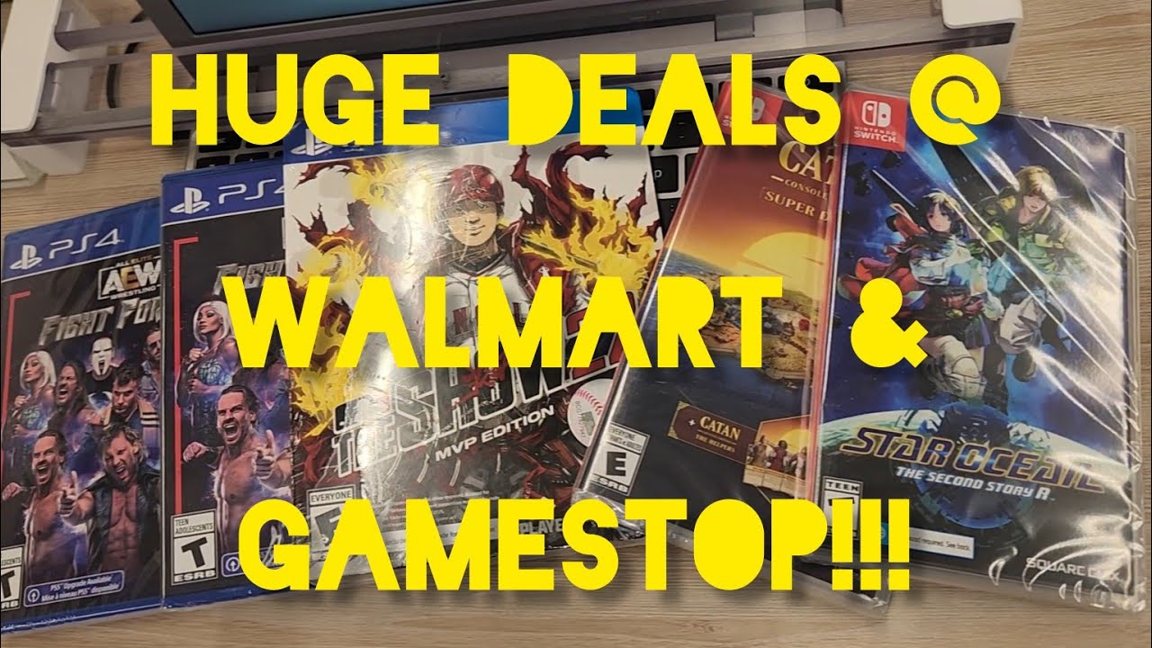 Video Game Hunting: HUGE deals at WALMART!!!!! 🤑🤑🤑 - YouTube