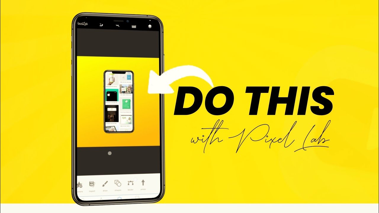 3 Ways to insert Mobile Frame to Screenshot & shapes @uniquestudeos ...