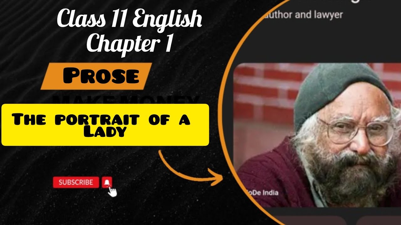 Class 11 English Chapter 1| prose The portrait of a lady full ...