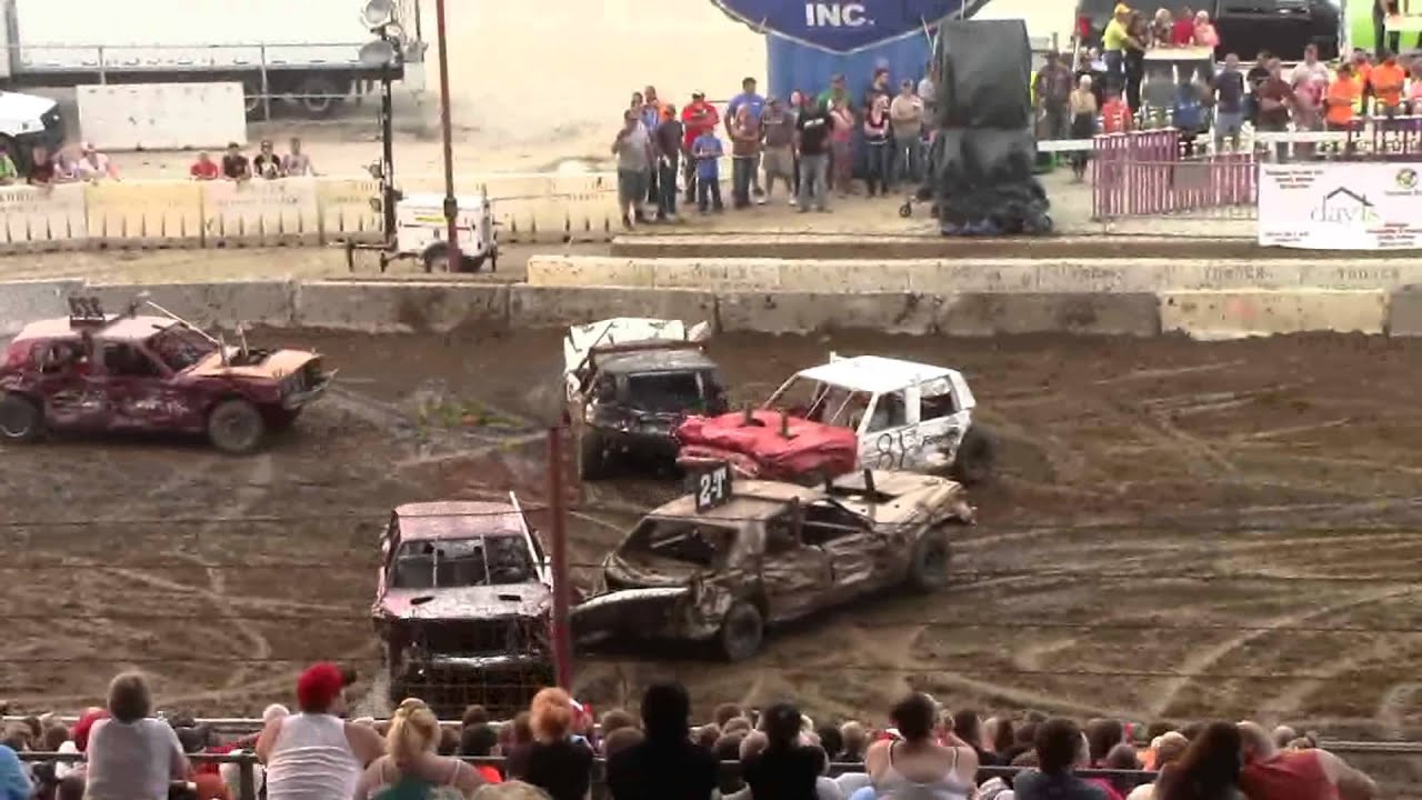 Indiana State Fair 2014 Stock Derby Feature - YouTube