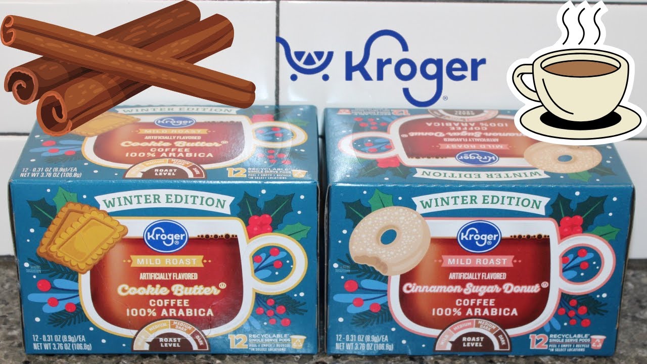 Kroger Winter Edition Mild Roast Coffee: Cookie Butter & Cinnamon Sugar ...