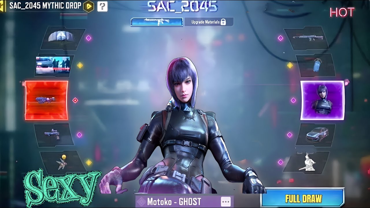 CODM SAC_2045 MYTHIC DROP! SWITCHBLADE X9 - NEON LEGEND + MOTOKO ...