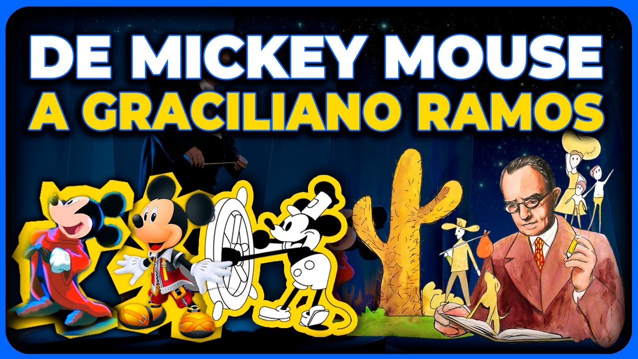 Mickey Mouse e Graciliano Ramos em Domínio Público #historia - YouTube