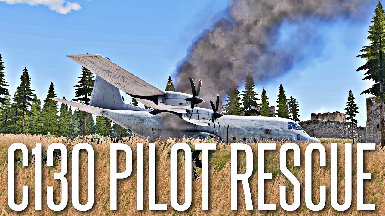C130 PILOT RESCUE OPERATION - ArmA 3 Milsim - YouTube
