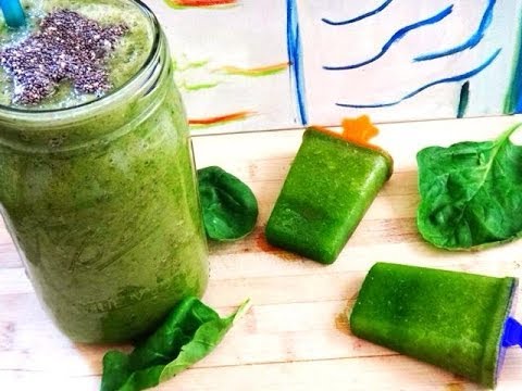 COMO HACER SMOOTHIE VERDE + GUÍA!! - YouTube
