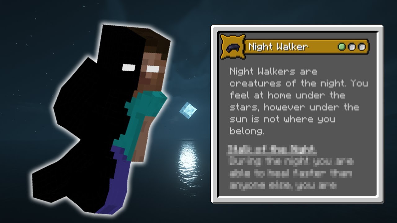 Minecraft Origins Mod - Night Walker - YouTube