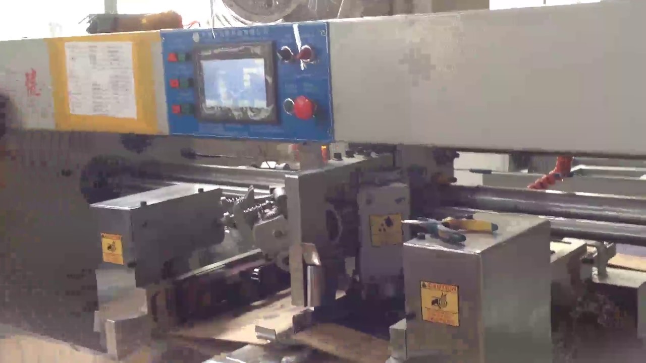 two head joint stitcher,two piece stitching machine 1800 - YouTube