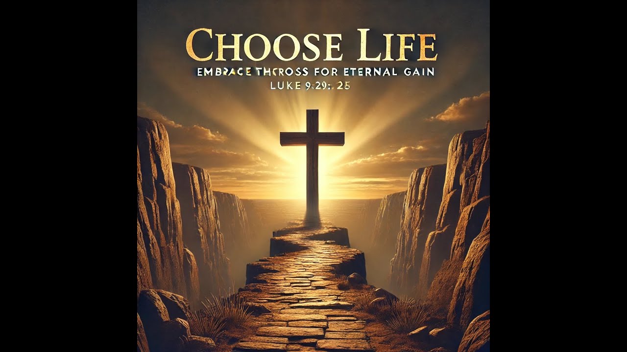 Lent Reflection - Choose Life: Embrace the Cross for Eternal Gain # ...