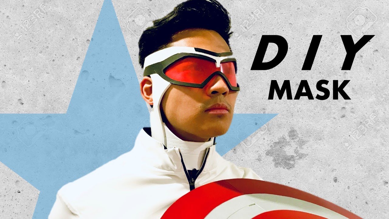 How to: New Captain America mask - DIY Falcon and Winter Soldier cowl ...