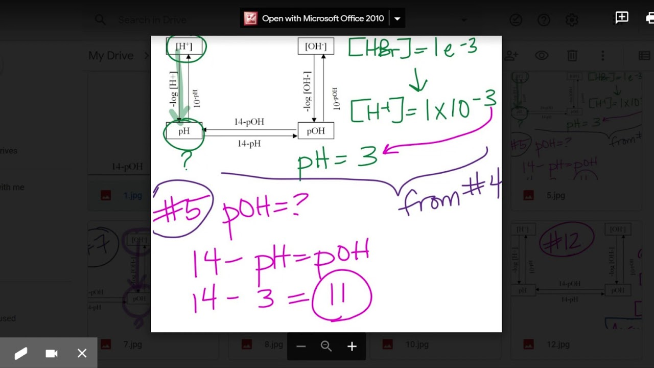 pH Calculation Practice Feedback #5 - YouTube
