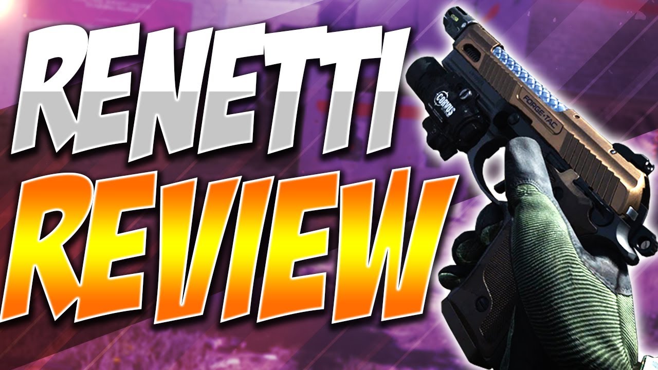 RENETTI WEAPON REVIEW | Call of Duty Modern Warfare - YouTube