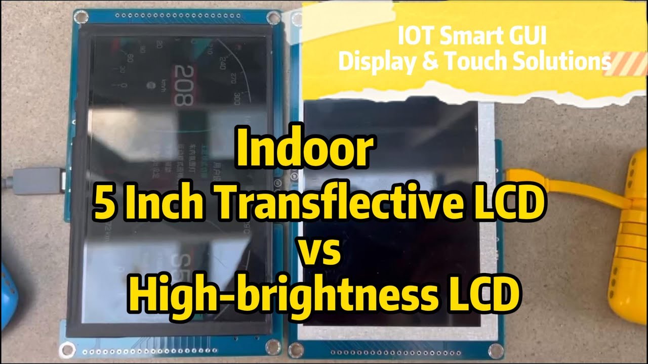 Indoor Compare 5 Inch Transflective LCD and High Brightness LCD : which ...