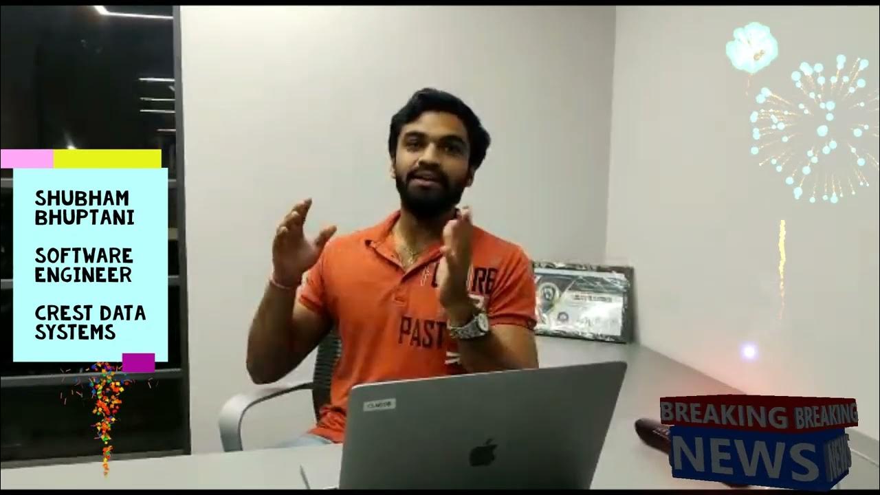 Words of Honor from Shubham Bhuptani (Software Engineer @ Crest Data Systems) - YouTube
