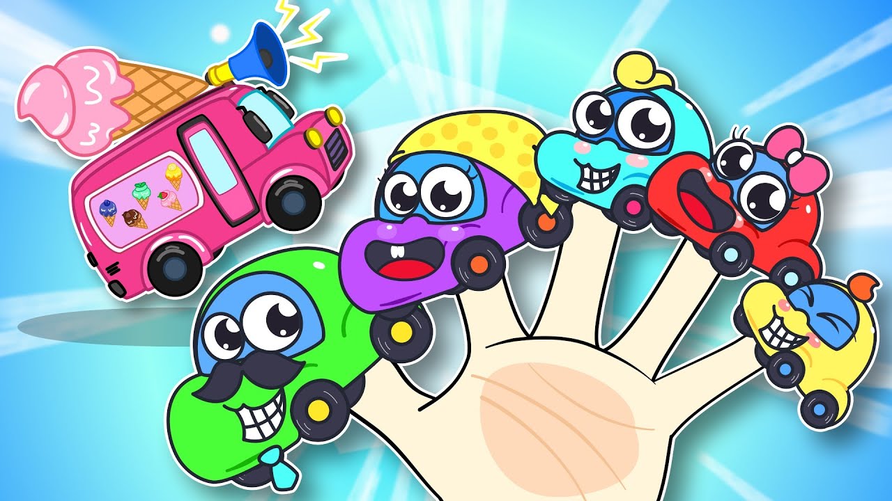 Finger Cars Family - Sing with Baby Vehicle Finger | 2D Billions Kids ...
