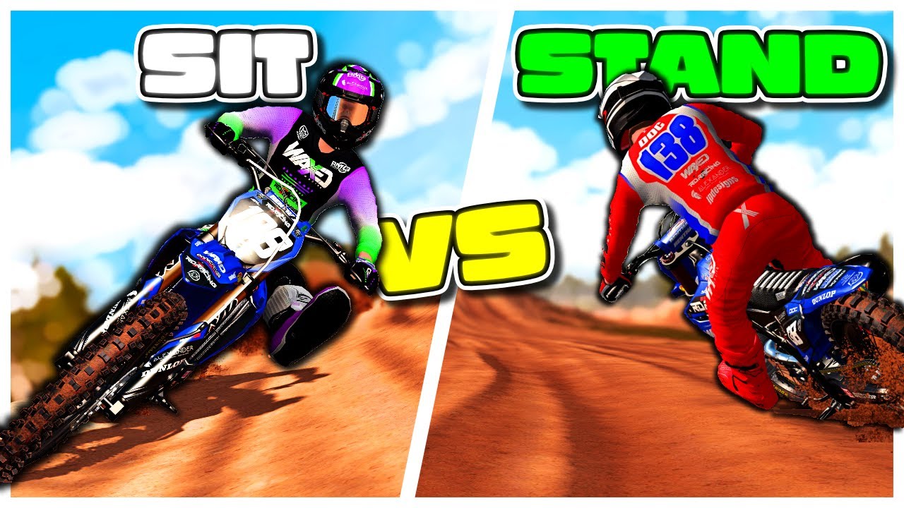 Sit VS Stand an MX BIKES Experiment.. - YouTube
