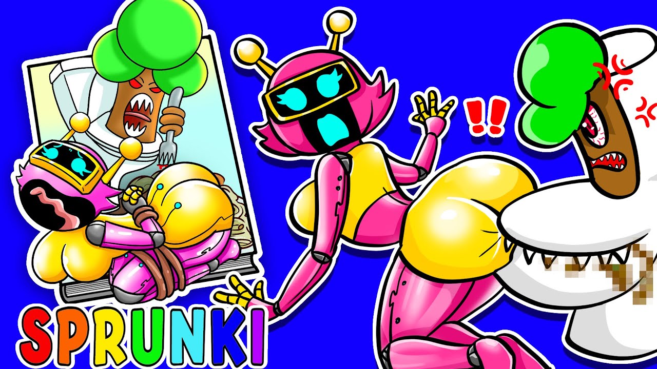Making INCREDIBOX SPRUNKI Game Book📚( HELP! PINKBOT Stuck TOILET on the ...