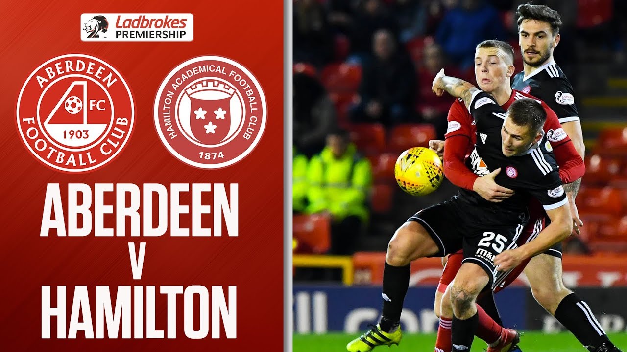 Aberdeen 0-2 Hamilton | Oakley and Miller give visitors win | Ladbrokes ...