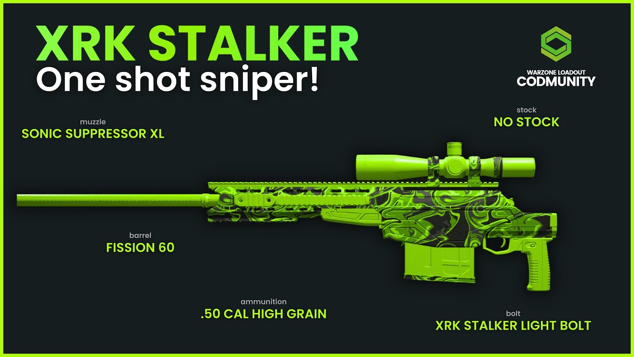 XRK STALKER Sniper ONE SHOT Solo Full Gameplay (No Commentary) - YouTube