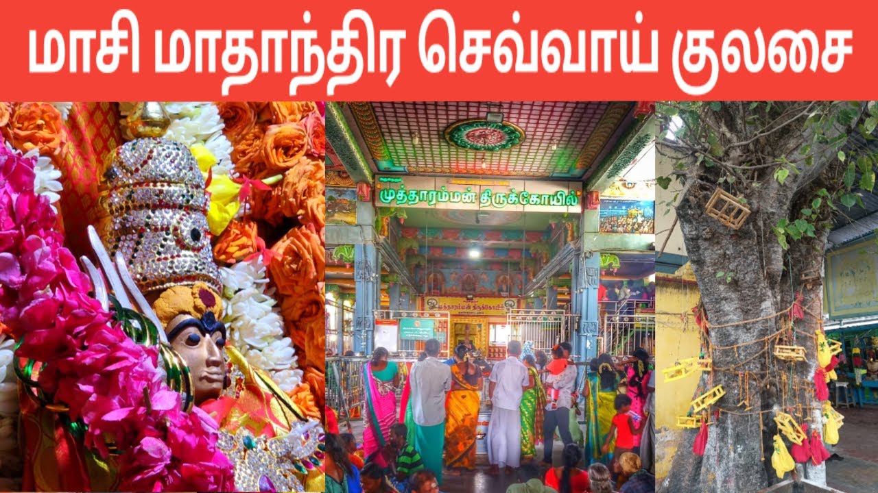 Kulasai Mutharamman Temple Today 2023 | Masi Last Tuesday | குலசை ...