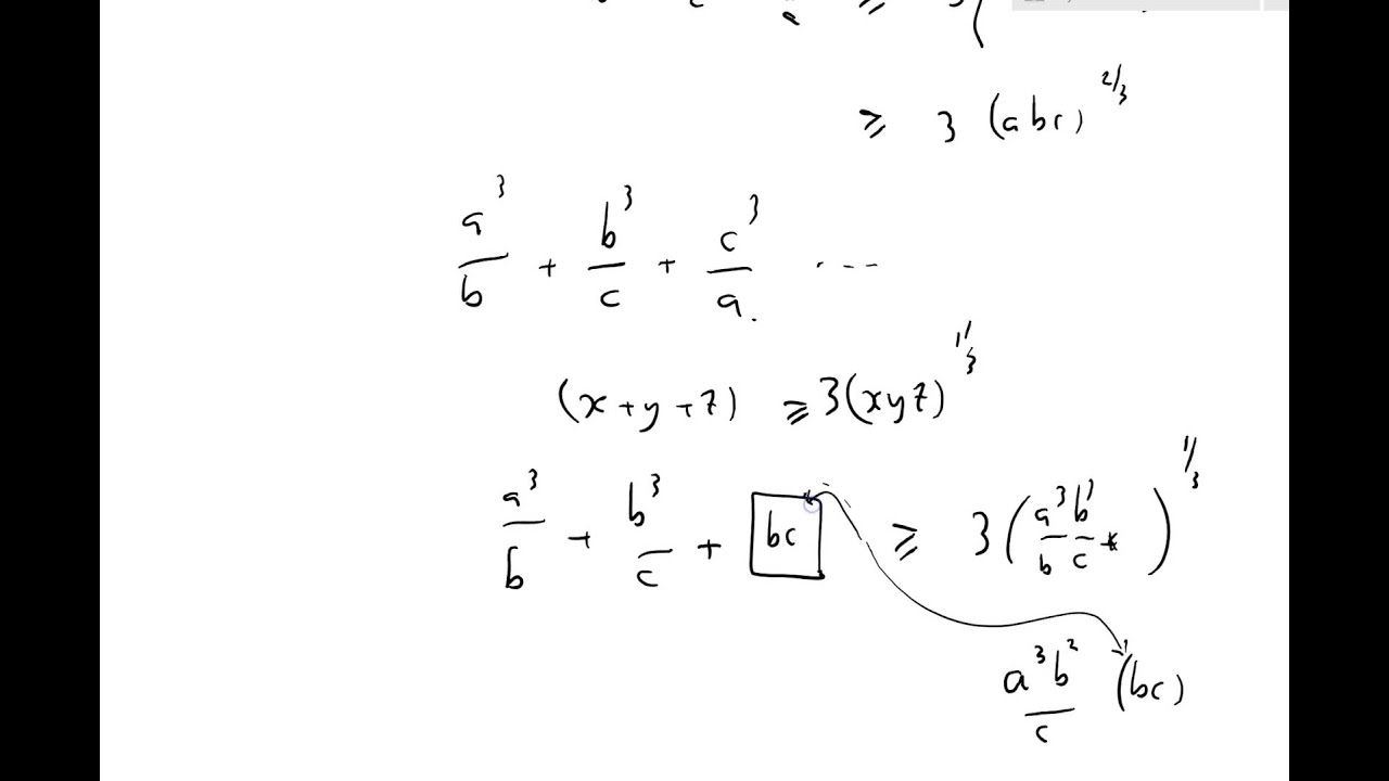 13 - Example inequality AM GM - YouTube