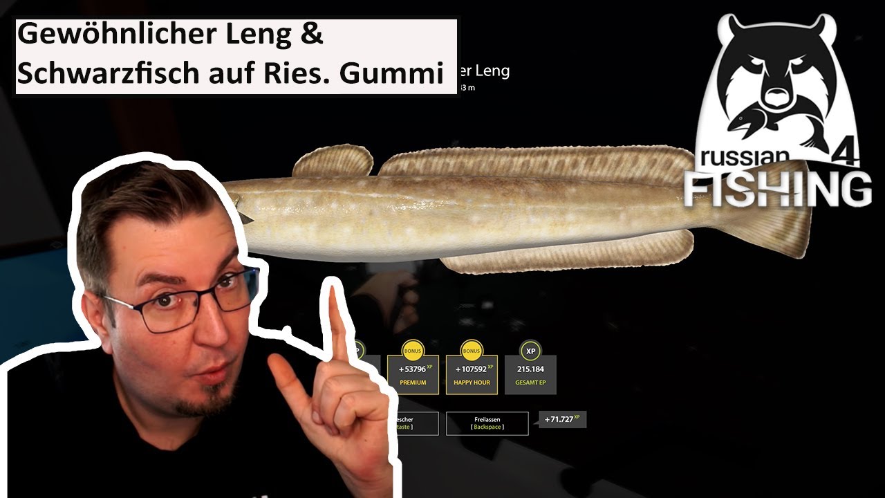Gewöhnlicher Leng, Schwarzfisch & mehr auf Gummifisch Nordmeer ...