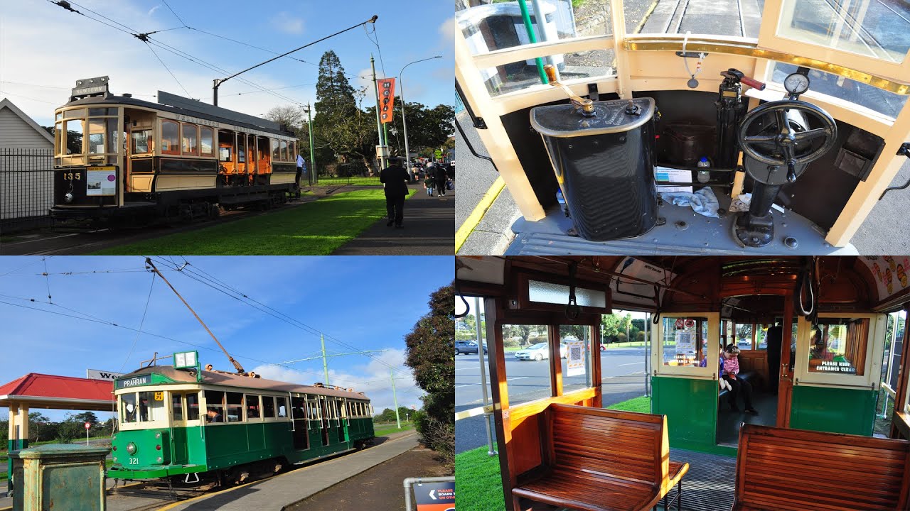 Wellington and Melbourne Trams at the MOTAT Tramway - YouTube