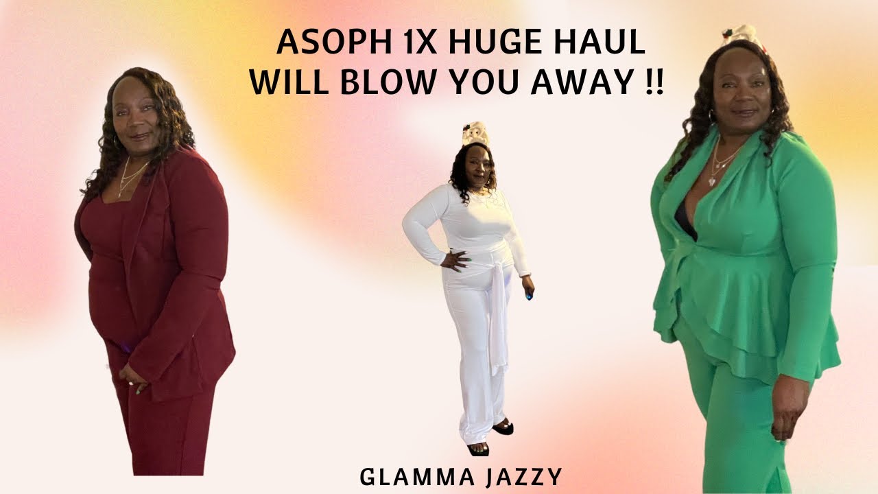 This Asoph 1x Huge Plus Size Haul Will Blow You Away! - YouTube