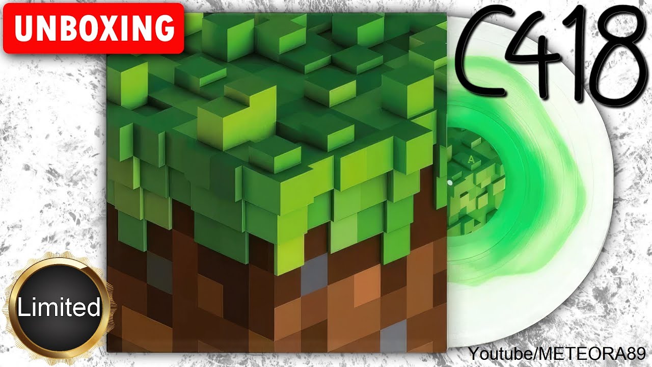 C418 - Minecraft : Volume Alpha (Vinyle Transparent & Green Blob ...