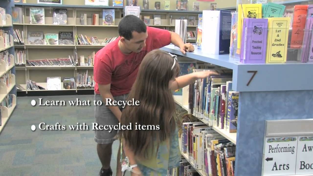 Recycling Books at the Library - YouTube
