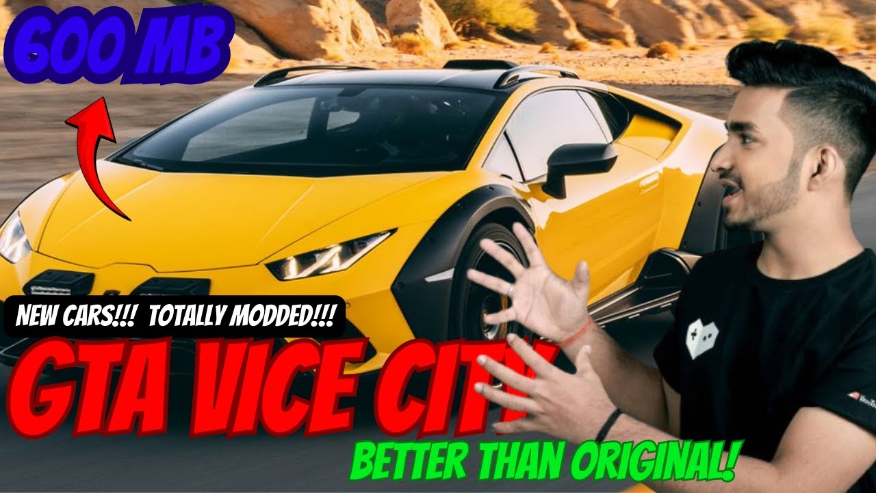 GTA Vice City New Cars Mod | Highly Compressed for Low End PC - YouTube